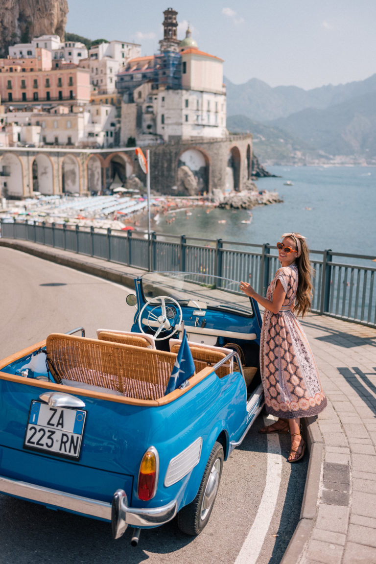 Amalfi Coast Drive In A Fiat Jolly - Julia Berolzheimer