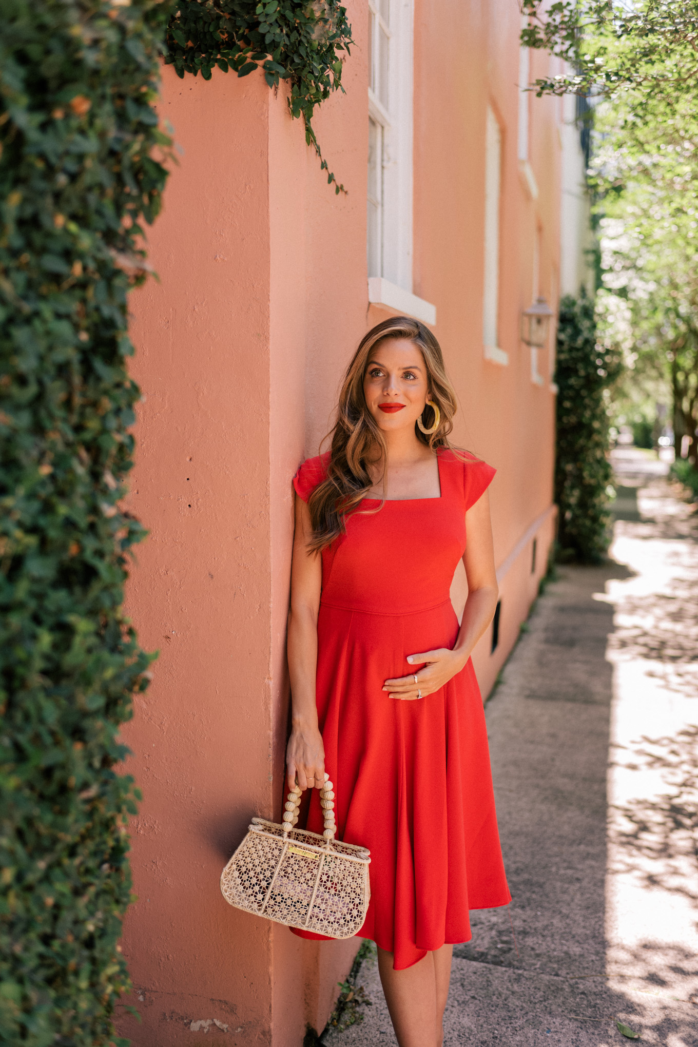 gmg-red-crepe-dress-date-night-1008092 - Julia Berolzheimer