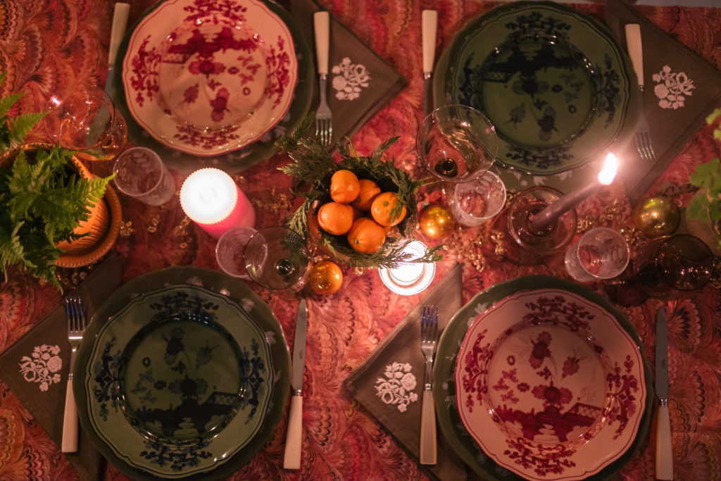Setting a Holiday Table - Julia Berolzheimer