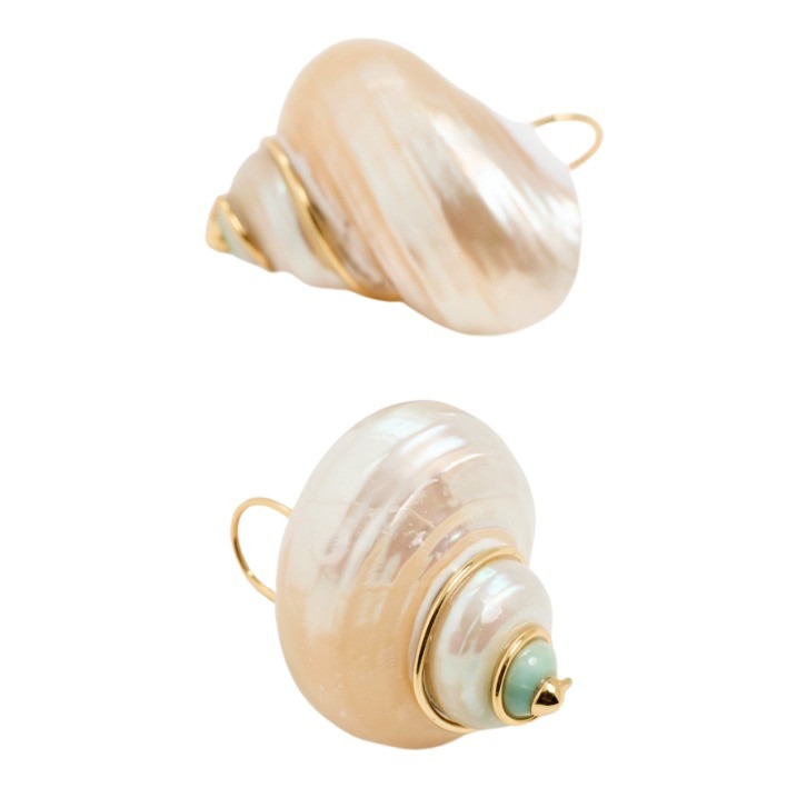 Shell Statement Earrings - Julia Berolzheimer